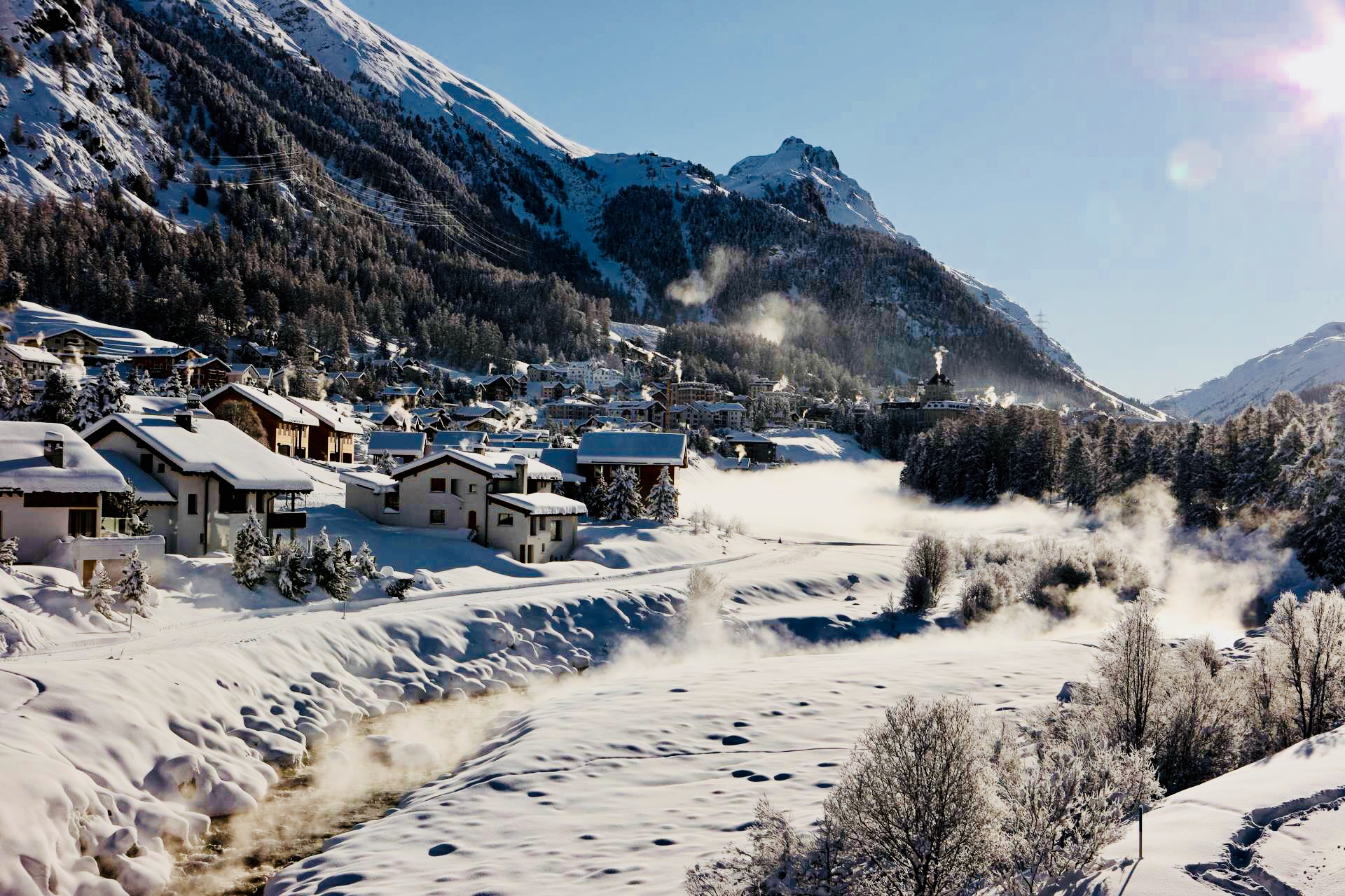 The Grand Hotel Kronenhof in Pontresina, Switzerland